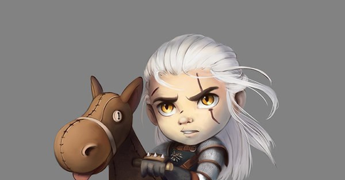 Baby witcher. | Пикабу