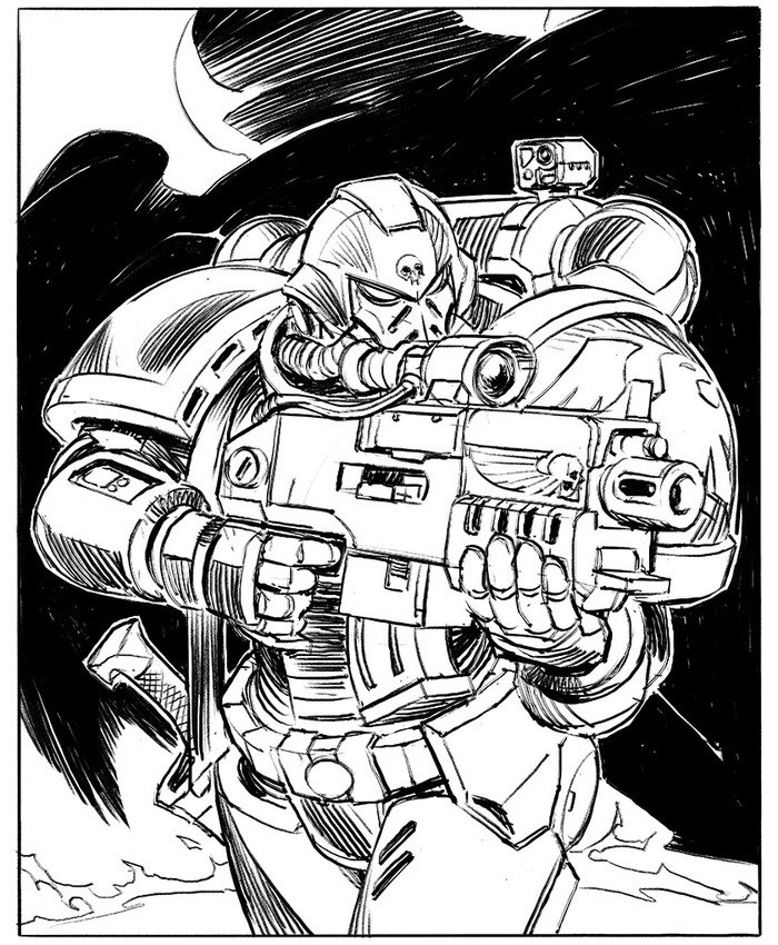 SPACE MARINE | Пикабу