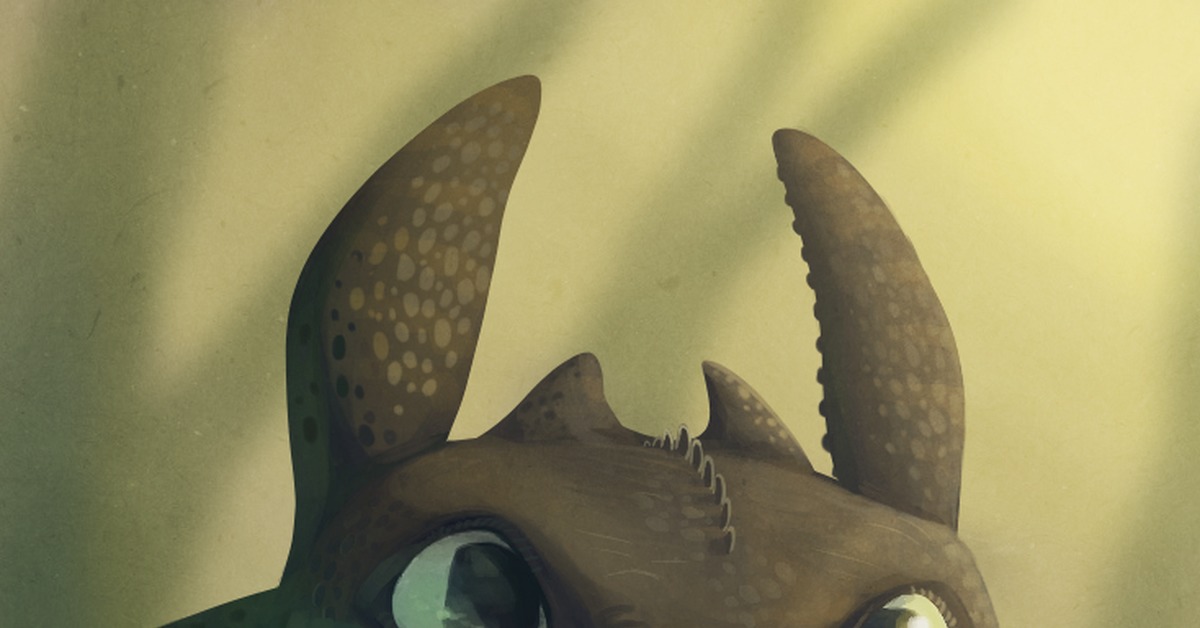 Portrait of a Dorky Dragon | Пикабу