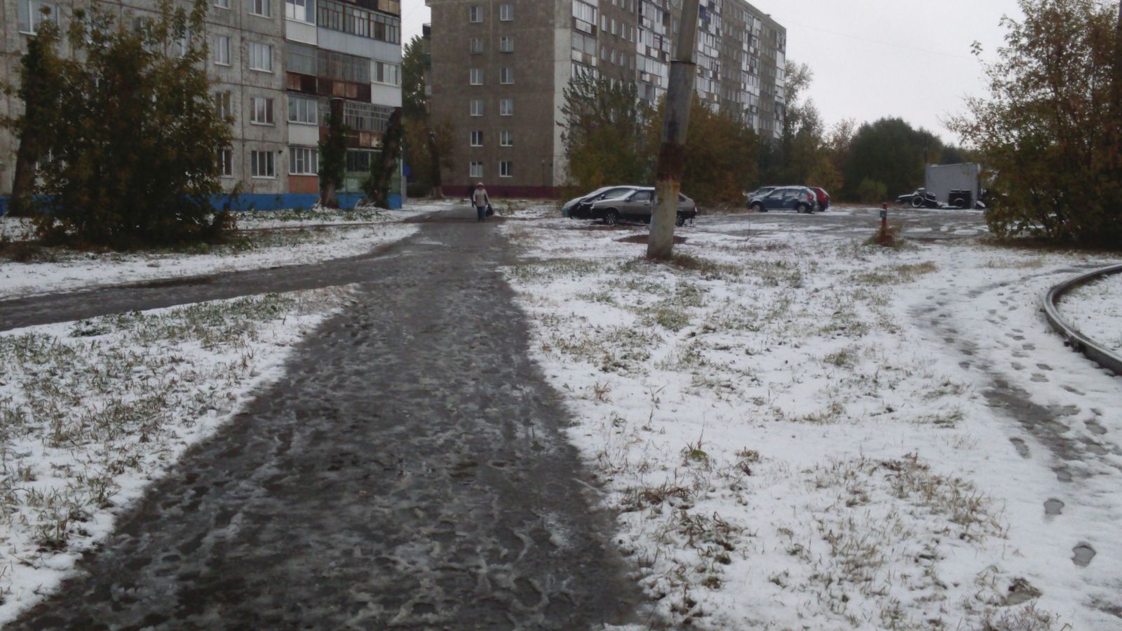 Зима заглянула в Омск | Пикабу