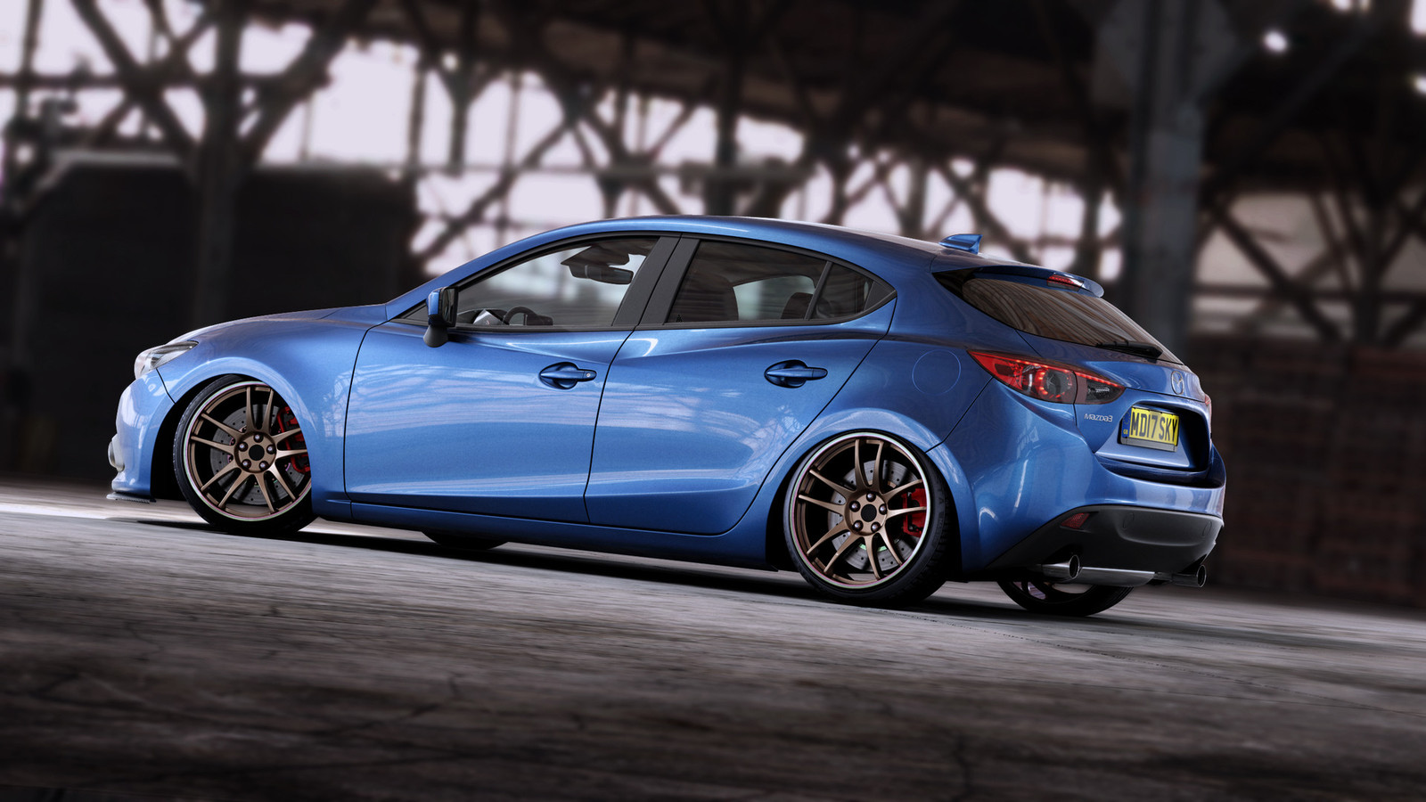 Mazda 3 Sub-d 3d model | Пикабу