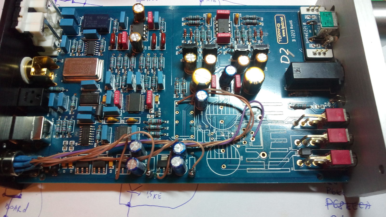 Небольшой твик ЦАПа "Topping D2" - 17.05.17 14:03 | Пикабу