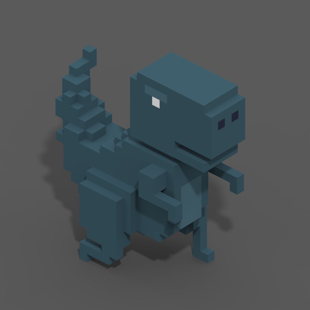 Voxel Dinosaur | Пикабу