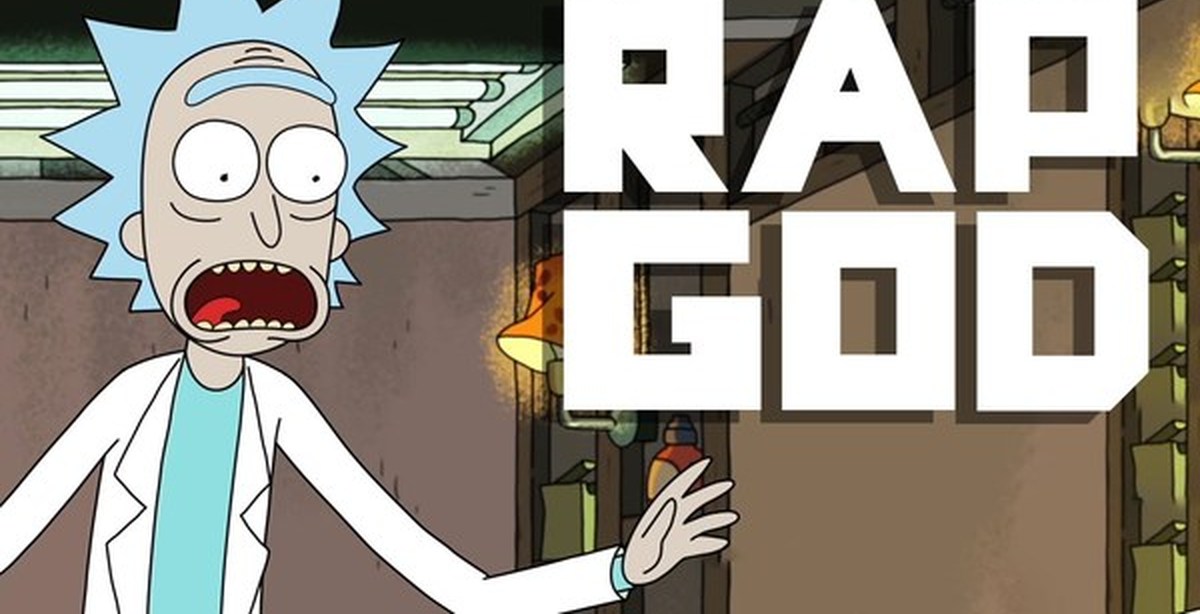 Rick and Morty исполняют Rap God by Eminem. Весьма неплохо причём. | Пикабу