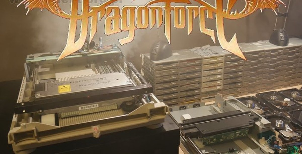 The Floppotron: Through the Fire and Flames (DragonForce) | Пикабу