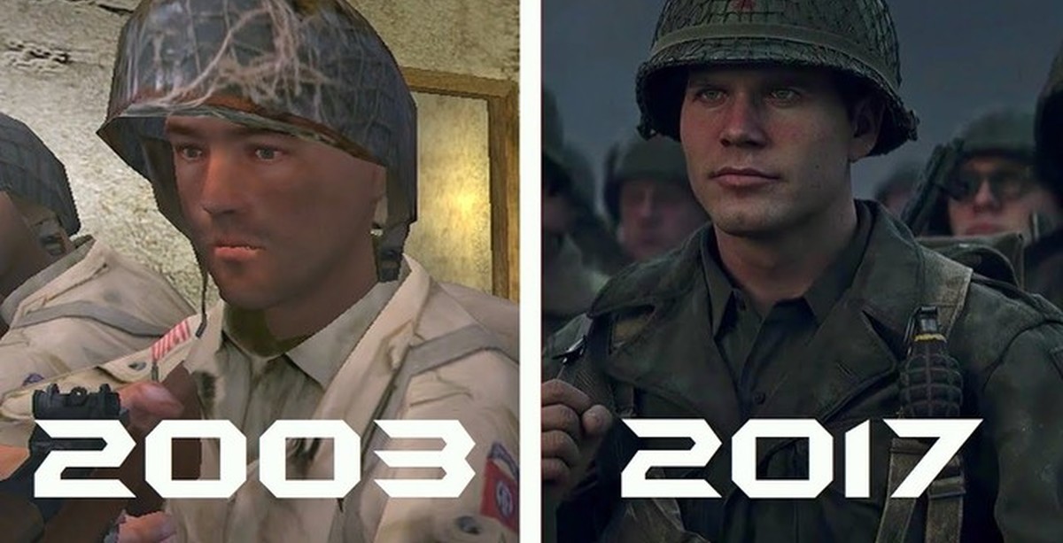 Эволюция Call of Duty 2003 - 2017 | Пикабу