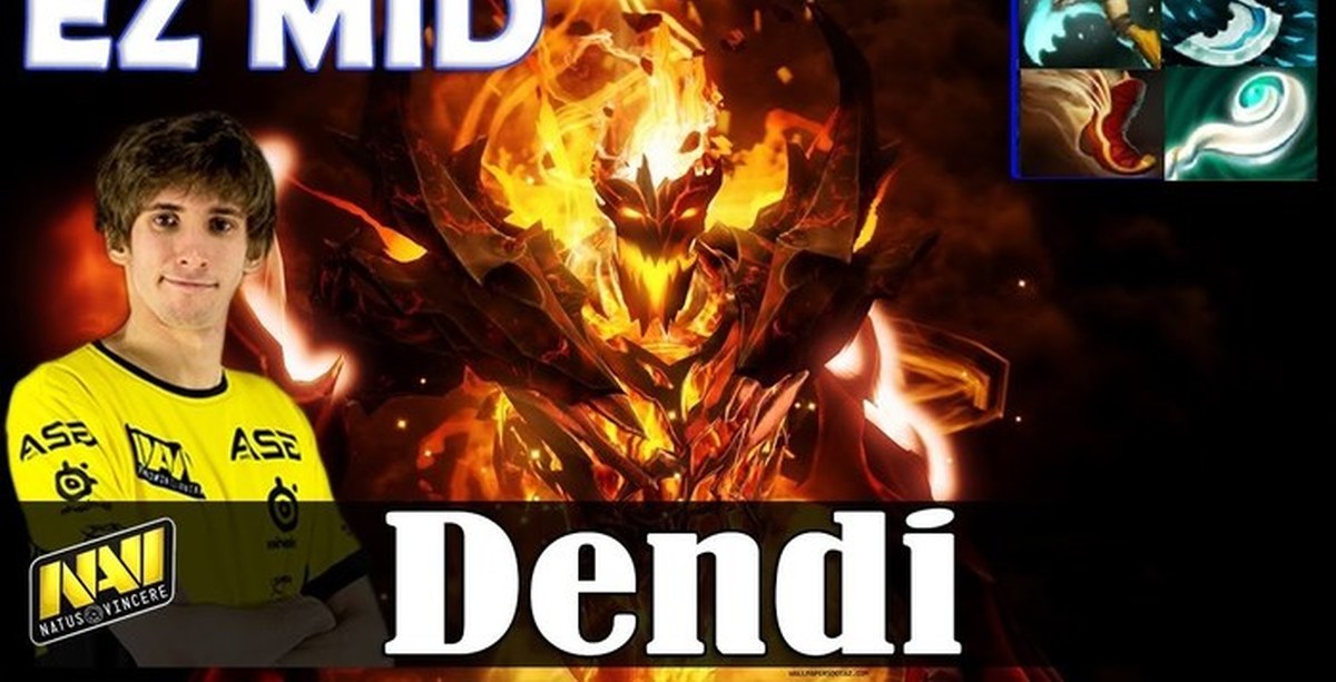 NaVi Dendi Shadow Fiend gameplay | Пикабу